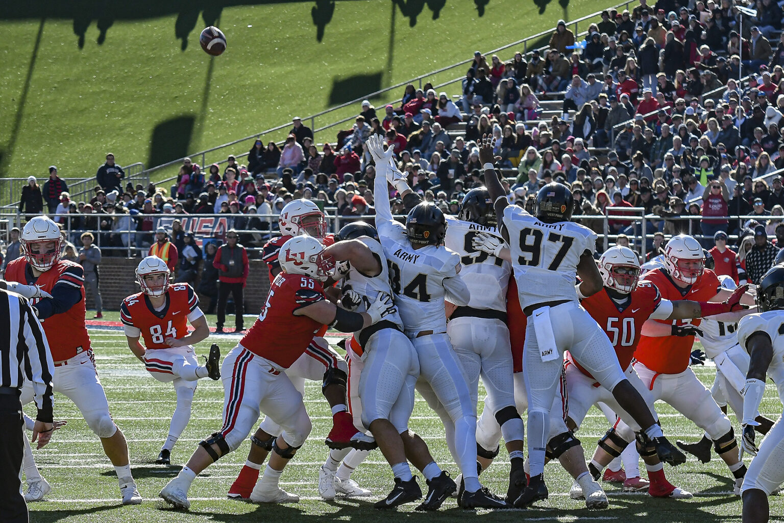 Photo Gallery – Football vs Army | A Sea of Red