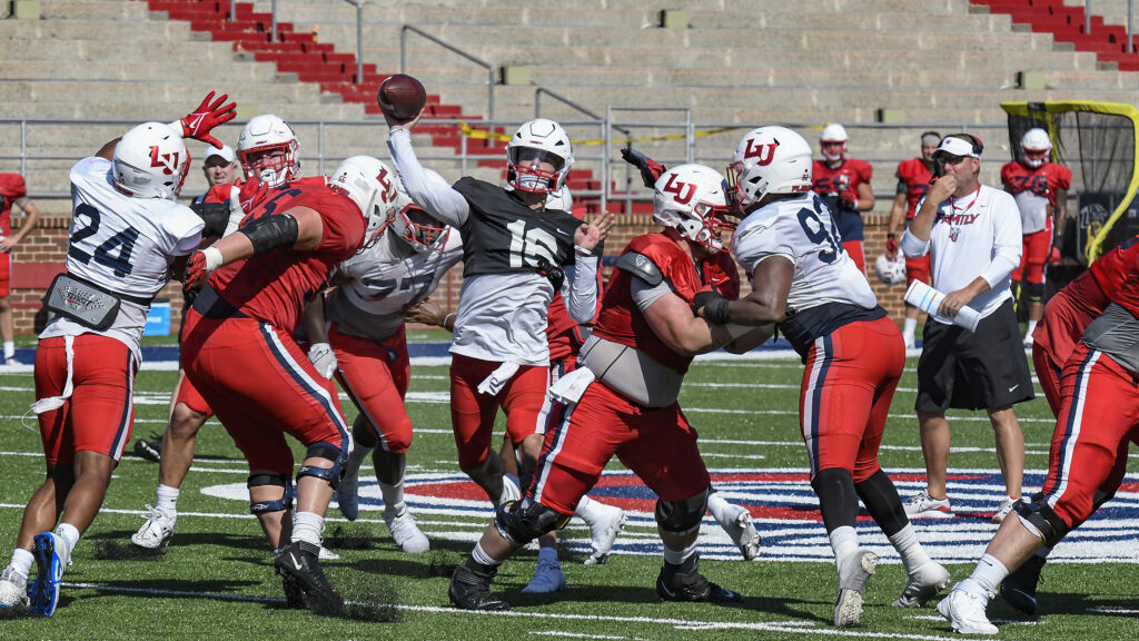 Photo Gallery – Liberty Football Scrimmage | A Sea of Red