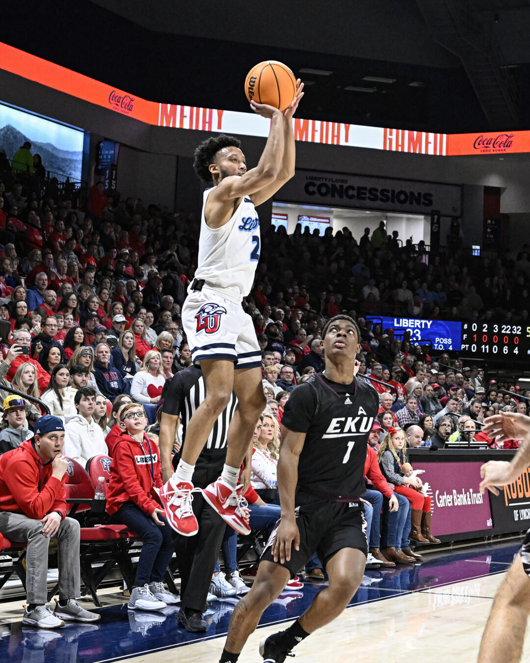 Liberty men’s basketball season photo gallery | A Sea of Red
